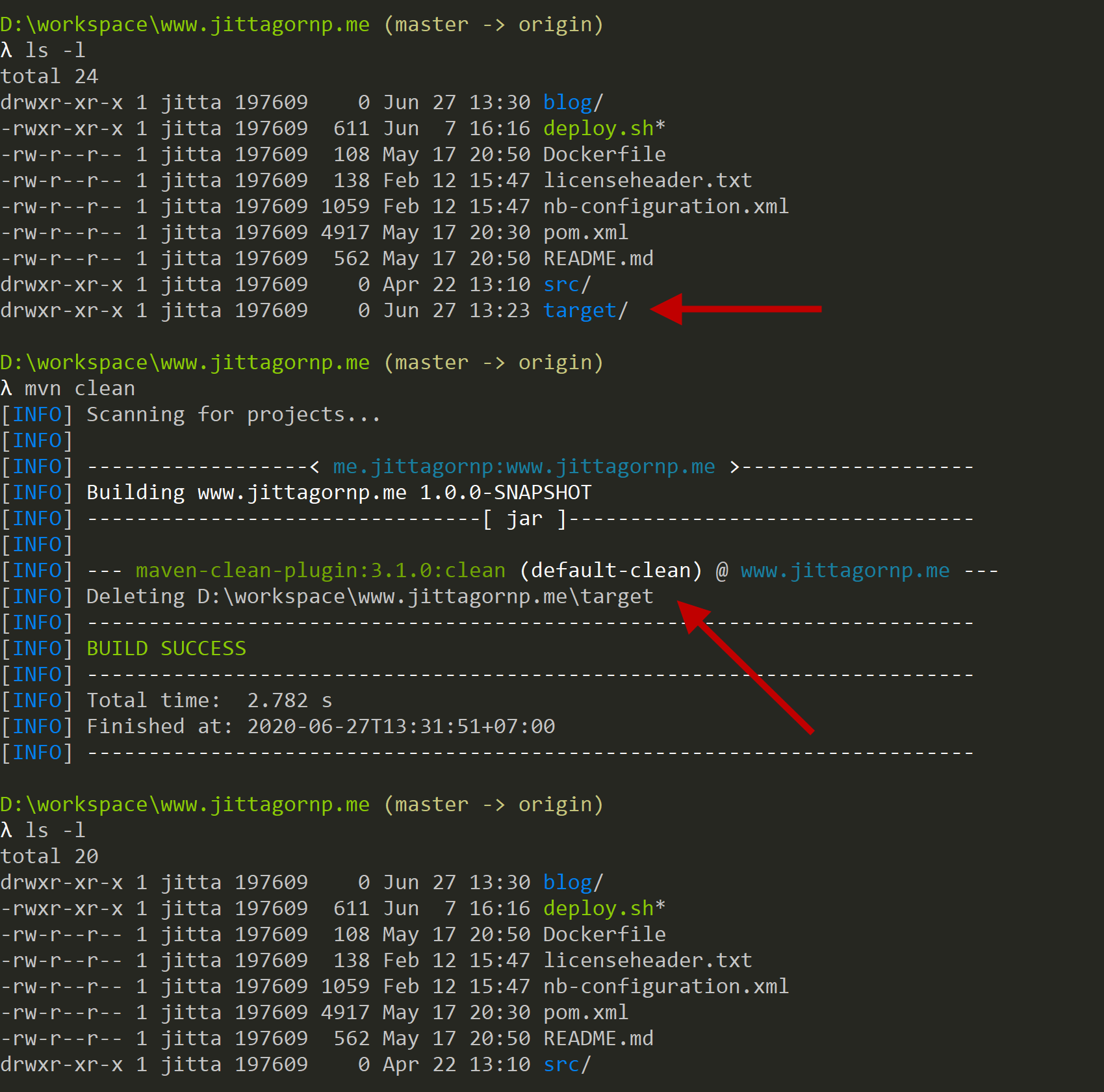 พื้นฐานการใช้ Maven Command Line